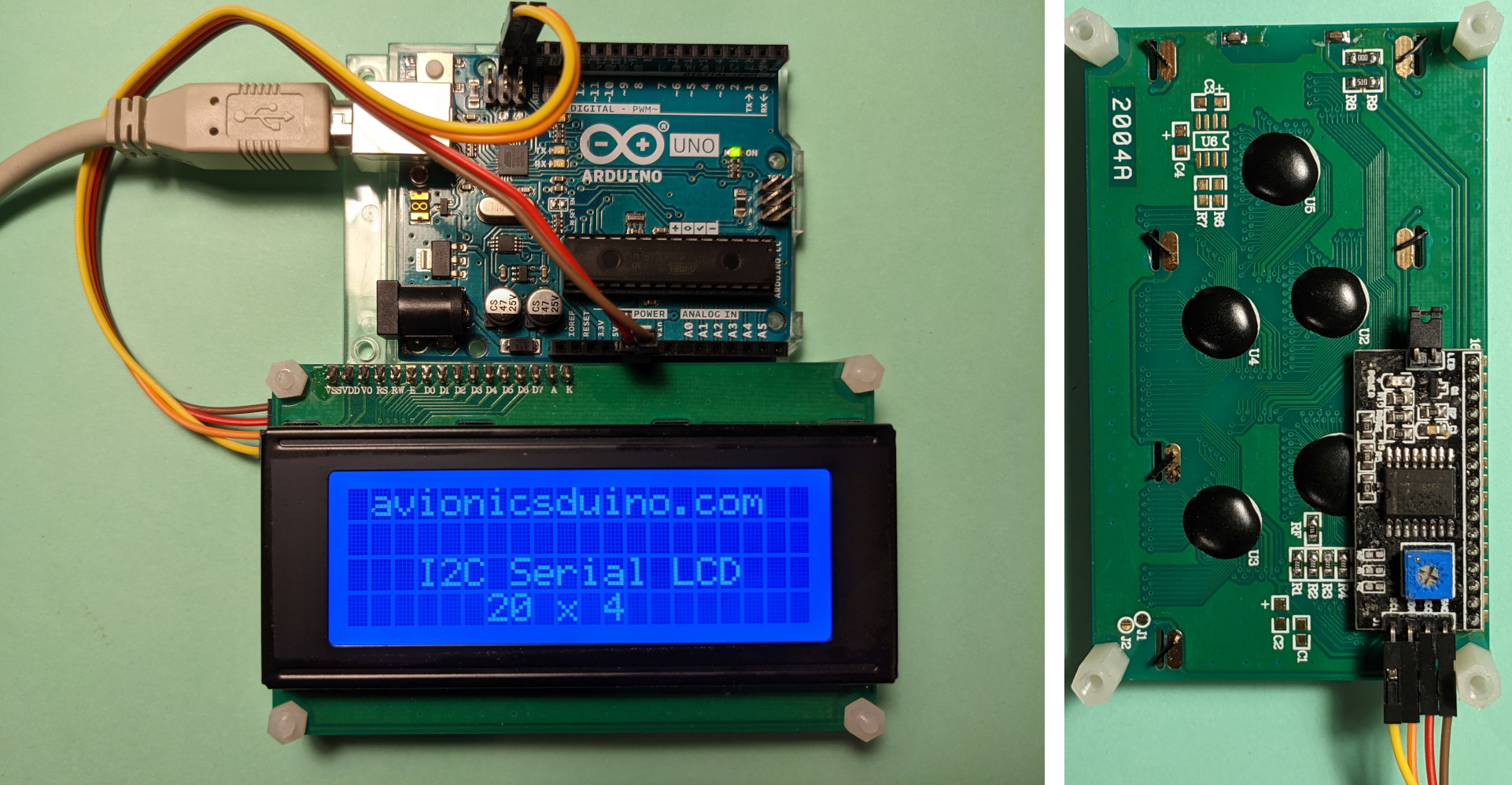 LCD screen – Open source software and hardware avionics