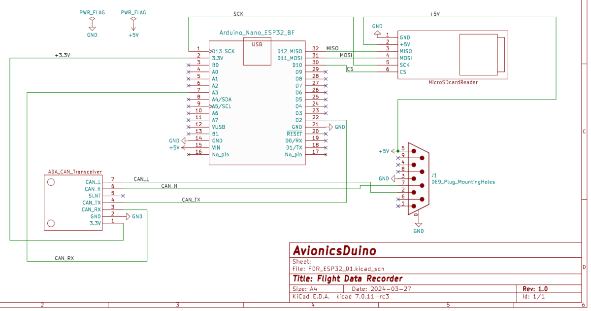 Flight Data Recorder (FDR) – AvionicsDuino
